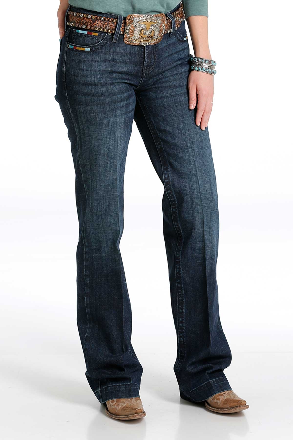 Haley Trouser Rinse - Indigo – Iron Saddle Ranch